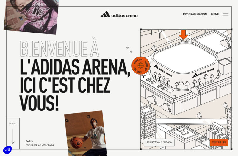 adidas arena — Accueil | Web Design Clip [W] 海外のWebデザインクリップ集